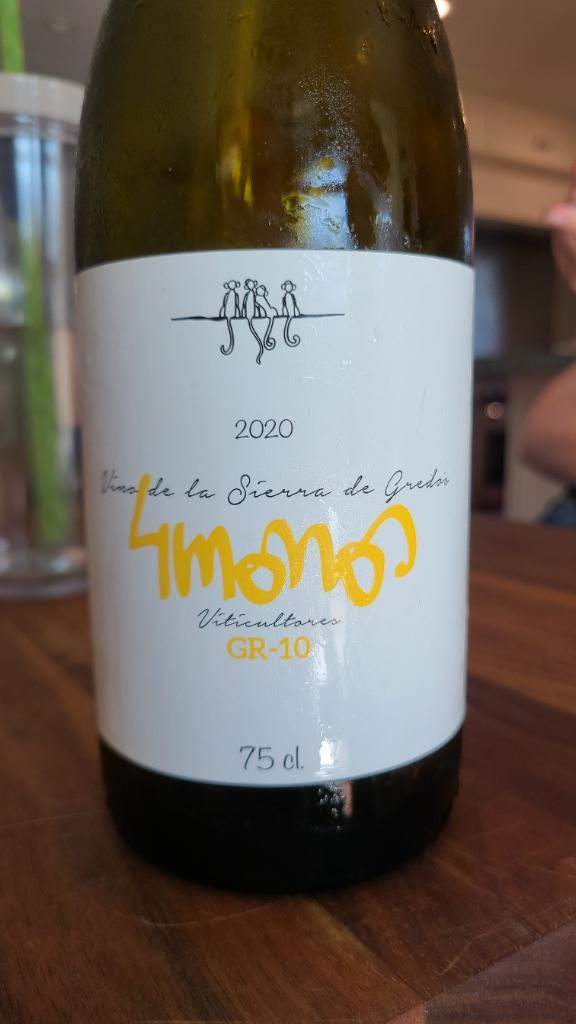 2020 4 Monos Vinos de Madrid GR-10 Blanco, Spain, Madrid, Vinos de ...