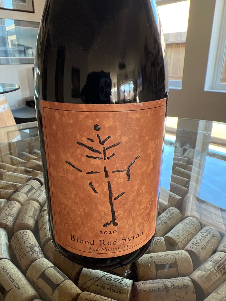 2020 Cascade Cliffs Syrah Blood Red, USA, Washington, Columbia Valley ...