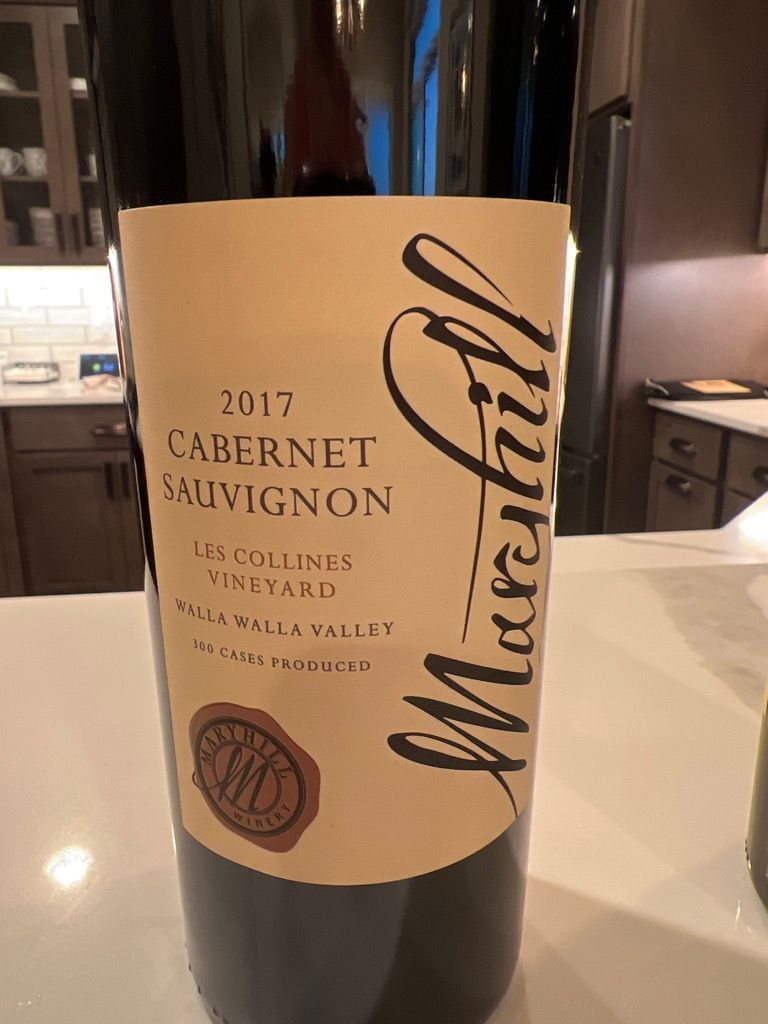 2017 Maryhill Cabernet Sauvignon Les Collines Vineyard, USA, Washington, Columbia Valley, Walla ...