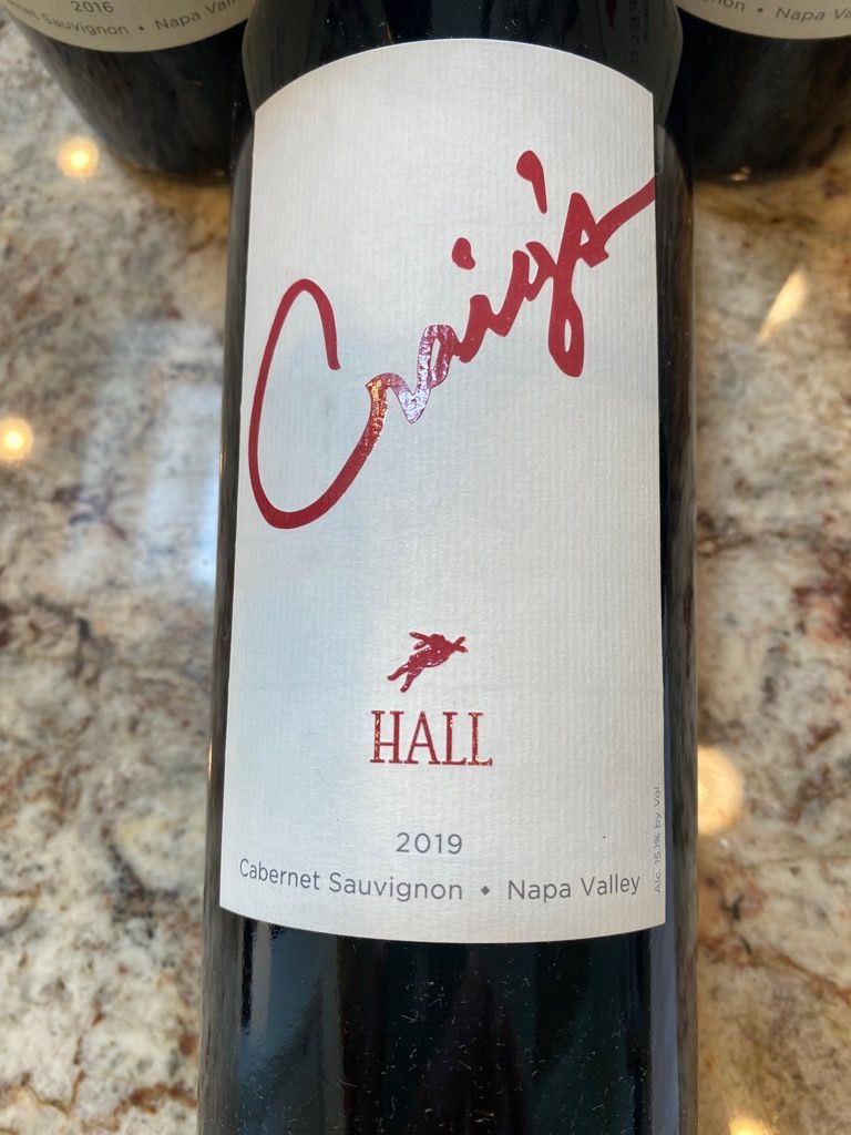 2019 Hall Cabernet Sauvignon Craig's, USA, California, Napa Valley ...