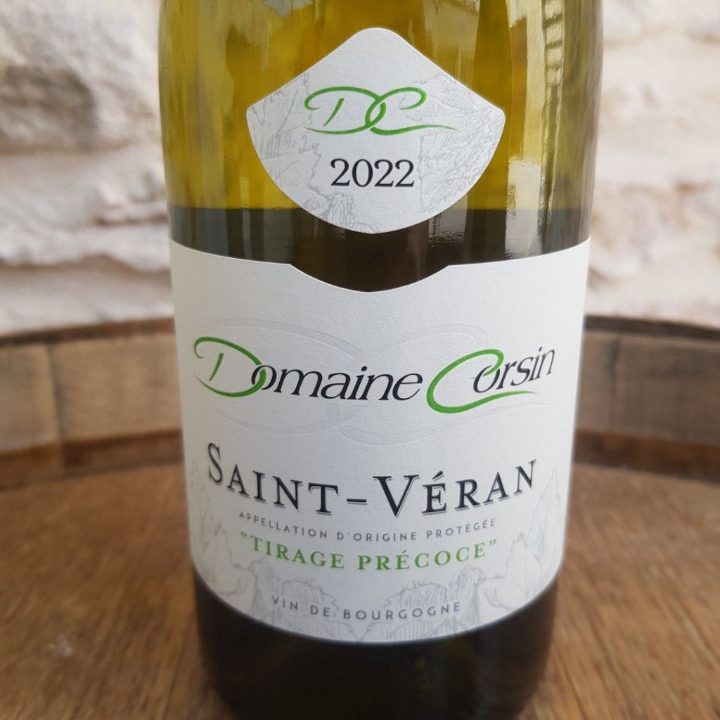 2022 Domaine Corsin Saint Véran Tirage Précoce, France, Burgundy ...