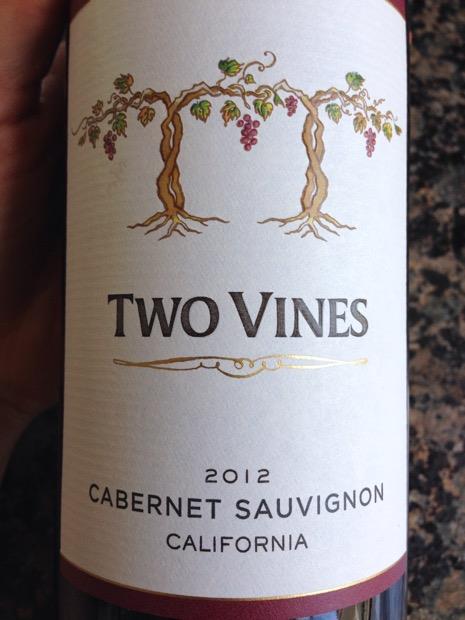 2012 Two Vines Cabernet Sauvignon, USA, California - CellarTracker