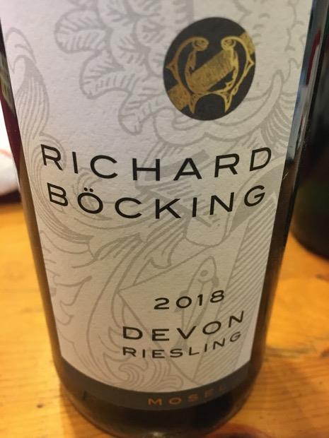 2020 Richard Bocking Riesling Devon, Germany, Mosel Saar Ruwer ...