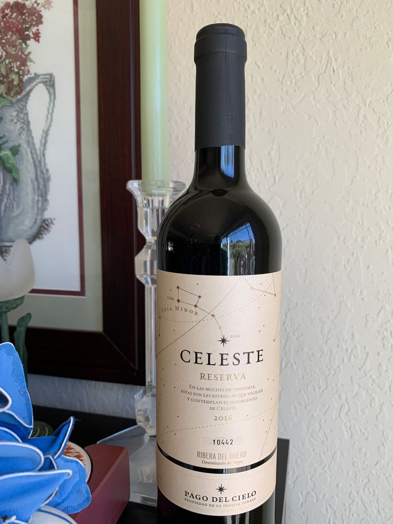 2016 Torres Ribera del Duero Céleste Reserva Pago del Cielo, Spain ...