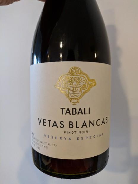 2019 Tabalí Pinot Noir Vetas Blancas Reserva Especial, Chile, Limarí ...