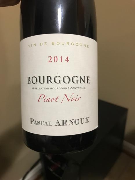 2014 Pascal Arnoux Bourgogne, France, Burgundy, Bourgogne - CellarTracker