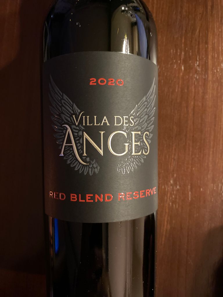 2020 Villa des Anges Red Blend Reserve, France, Vin de France ...
