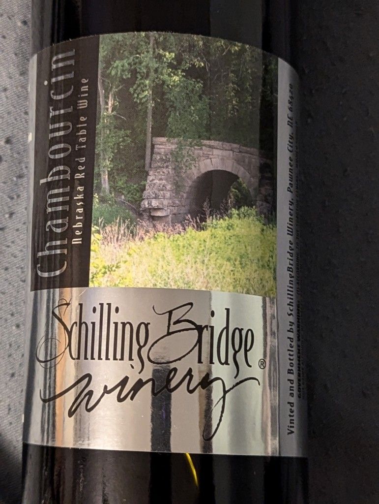 NV Schilling Bridge Winery Chambourcin Nebraska Red, USA, Nebraska ...