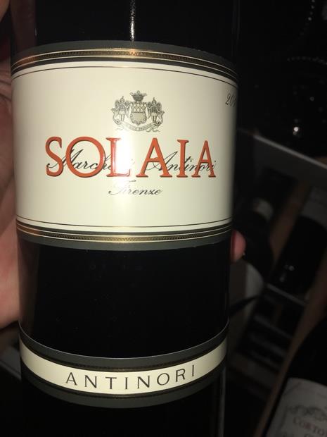 2010 Antinori Solaia Toscana IGT, Italy, Tuscany, Toscana IGT ...