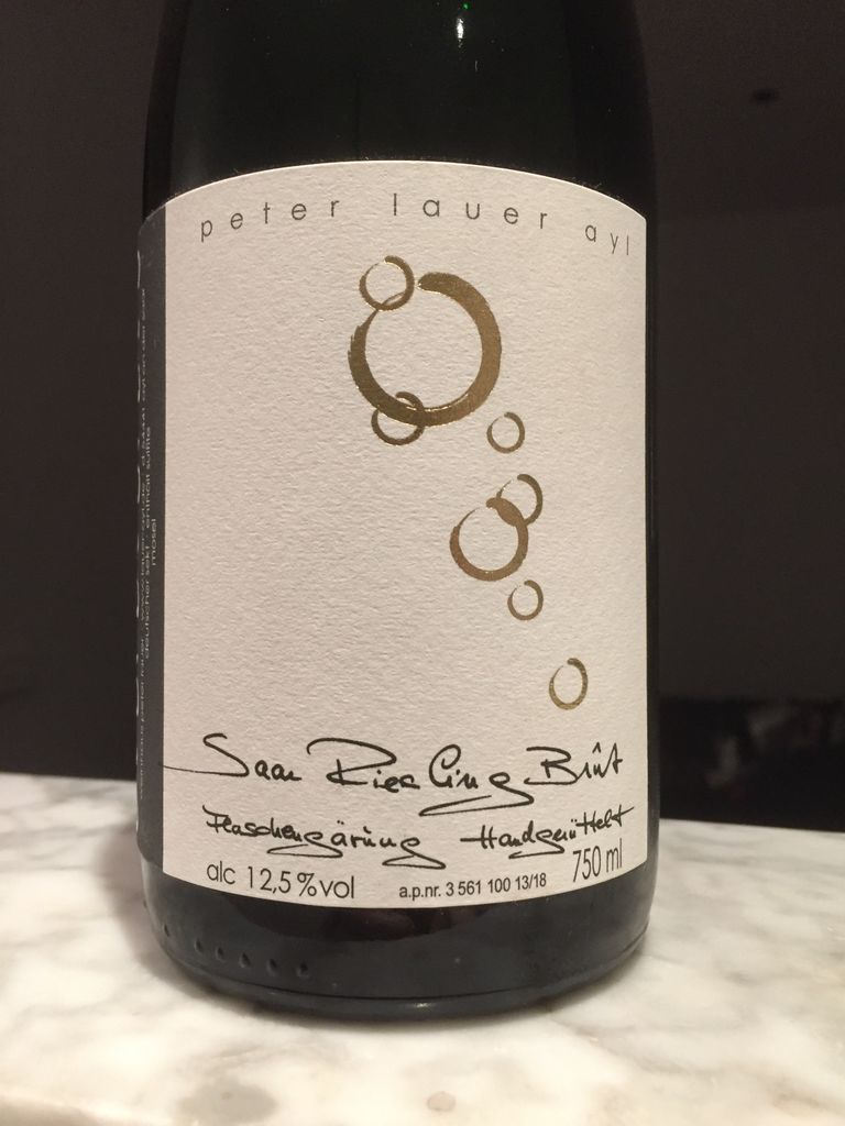 2016 Peter Lauer Saar Riesling Brut, Germany, Mosel Saar Ruwer ...