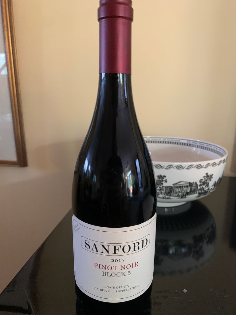 2017 Sanford Pinot Noir Block 5 Sanford & Benedict Vineyard, USA ...