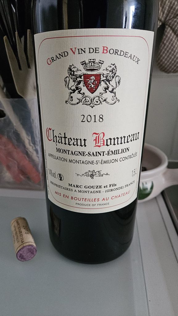 2018 Château Bonneau Montagne Saint-Emilion, France, Bordeaux ...