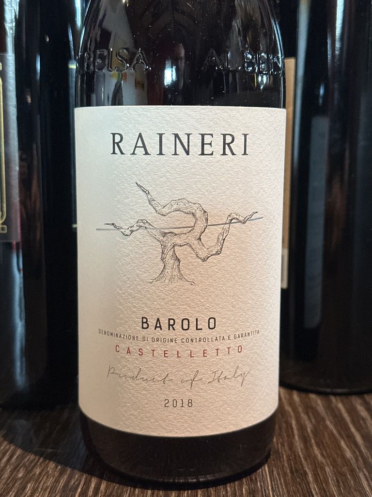 2018 Raineri Barolo Castelletto, Italy, Piedmont, Langhe, Barolo ...