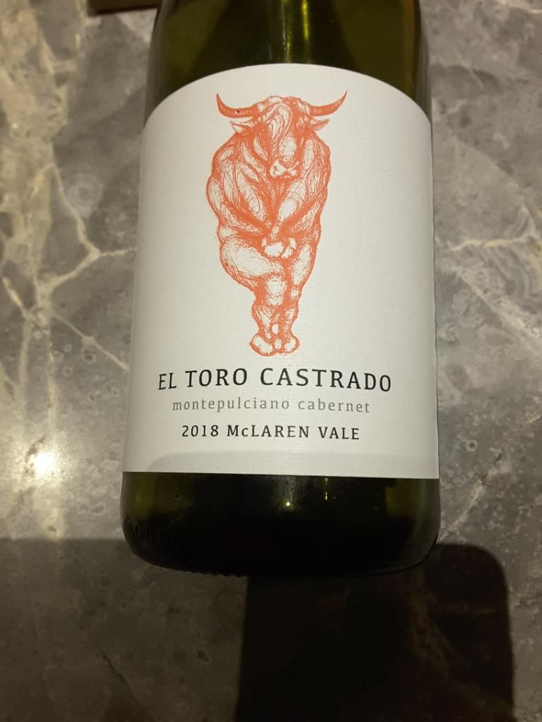 2018 Brewery Hill El Toro Castrado Cabernet Montepulciano, Australia ...