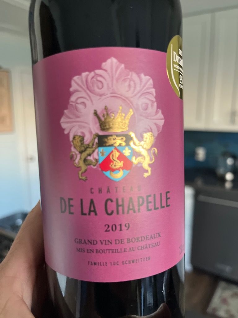 2019 Château de la Chapelle Blaye Côtes de Bordeaux, France, Bordeaux ...