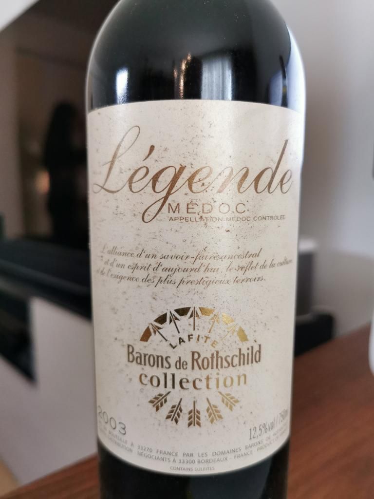 2001 Barons de Rothschild (Lafite) Médoc Légende, France, Bordeaux ...
