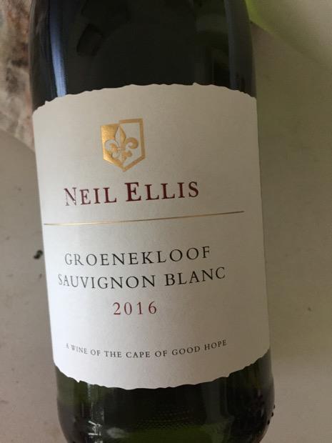 2016 Neil Ellis Sauvignon Blanc Groenekloof, South Africa, Coastal ...