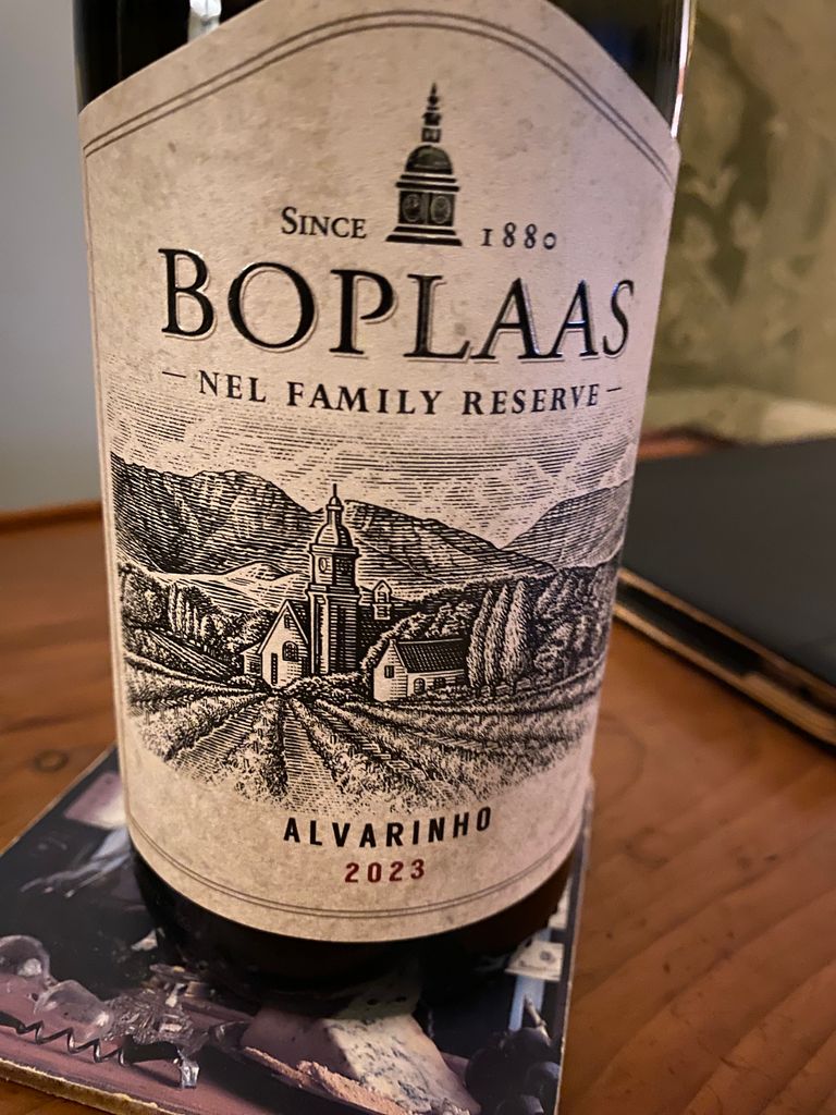 2023 Boplass Alvarinho the Family Reserve Hanepoot, South Africa, Klein Karoo, Calitzdorp ...