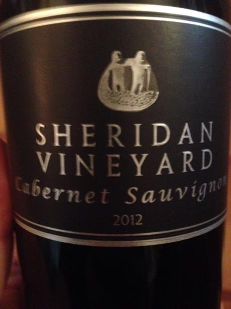 2012 Sheridan Vineyard Cabernet Sauvignon, USA, Washington, Columbia ...