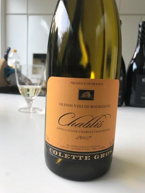 2008 Domaine Colette Gros Chablis, France, Burgundy, Chablis ...