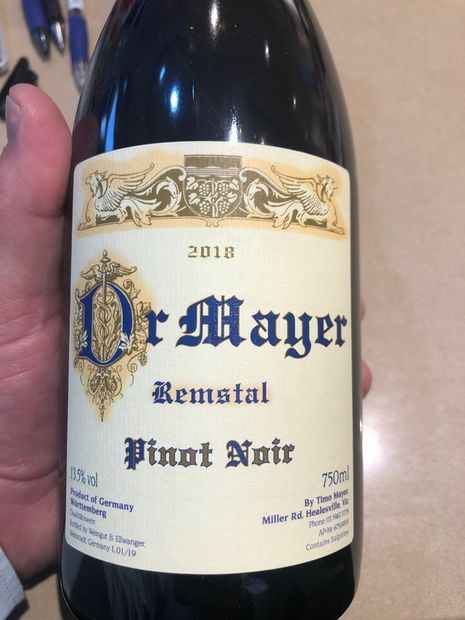 2022 Mayer Pinot Noir Dr. Mayer Remstal, Australia, Victoria, Port ...